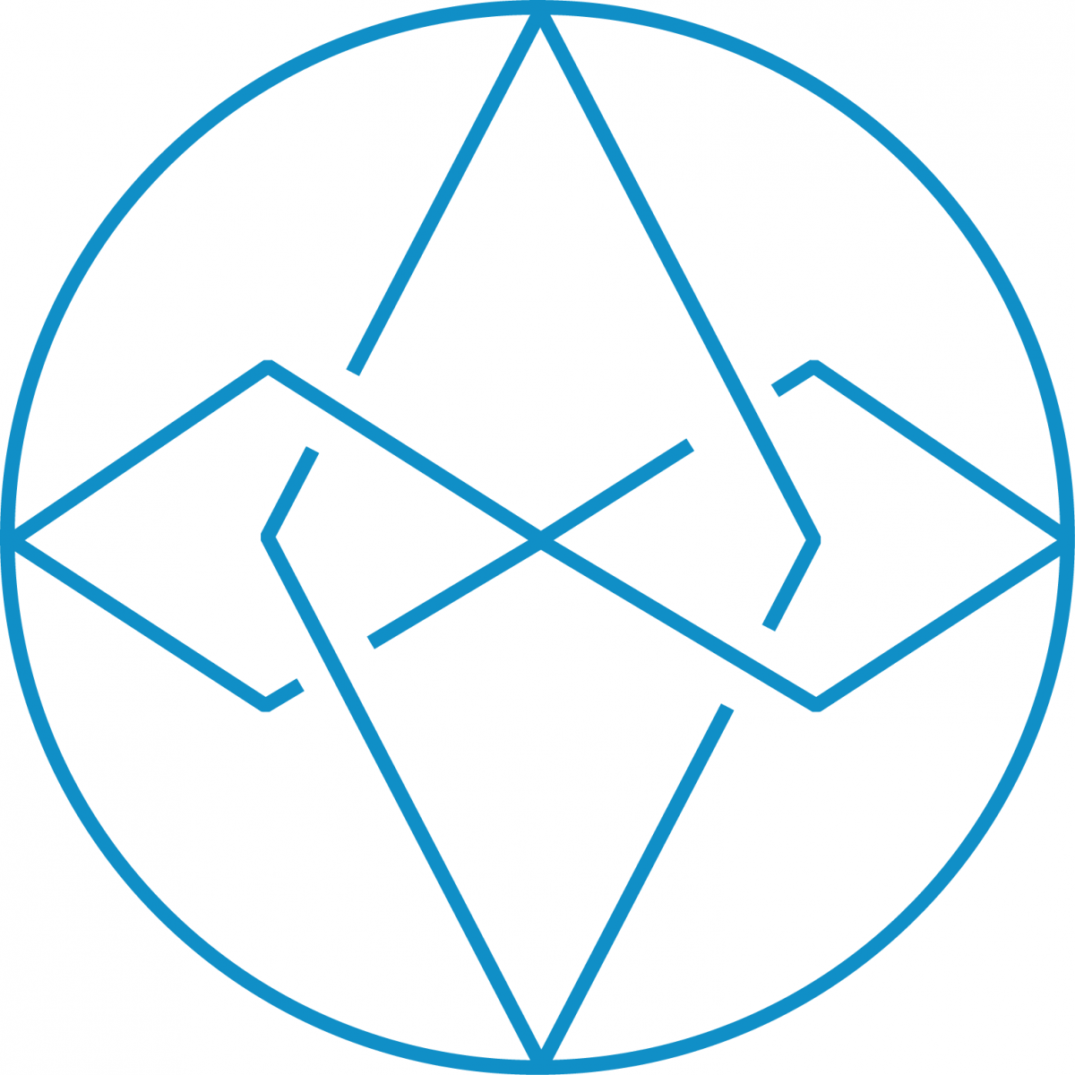 quadrinity symbol blue | Hoffman Institute