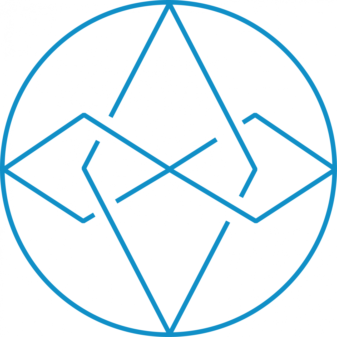 quadrinity symbol blue | Hoffman Institute
